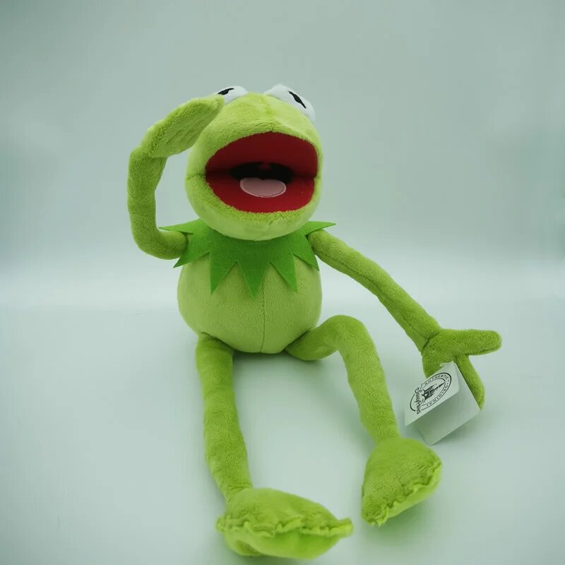 45 см = 17,7 дюймов, мультяшные плюшевые игрушки The Muppets KERMIT FROG, мягкие игрушки для подарка на день рождения