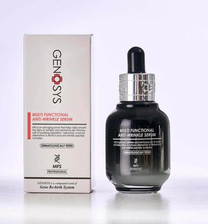 Genosys Multi Functional Anti-Wrinkle Serum Мультифункциональная сыворотка против морщин Антивозрастной уход для коррекции возрастных изменений кожи.30 мл