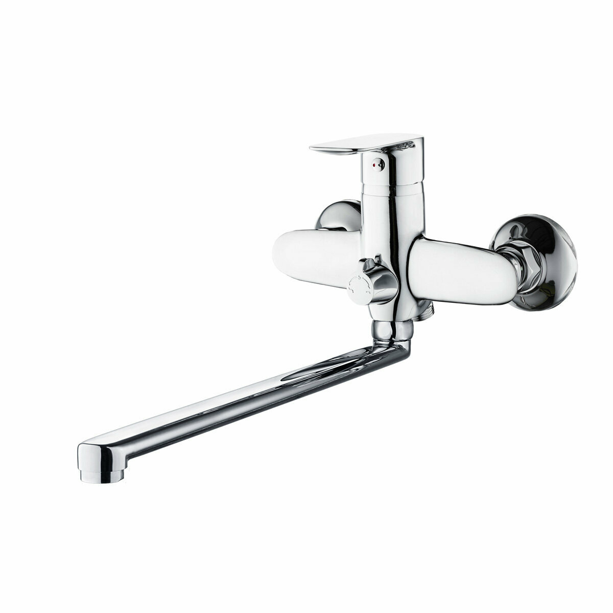 Смеситель РМС SL133-006E для ванны, цинк, картридж 35 мм, цвет хром