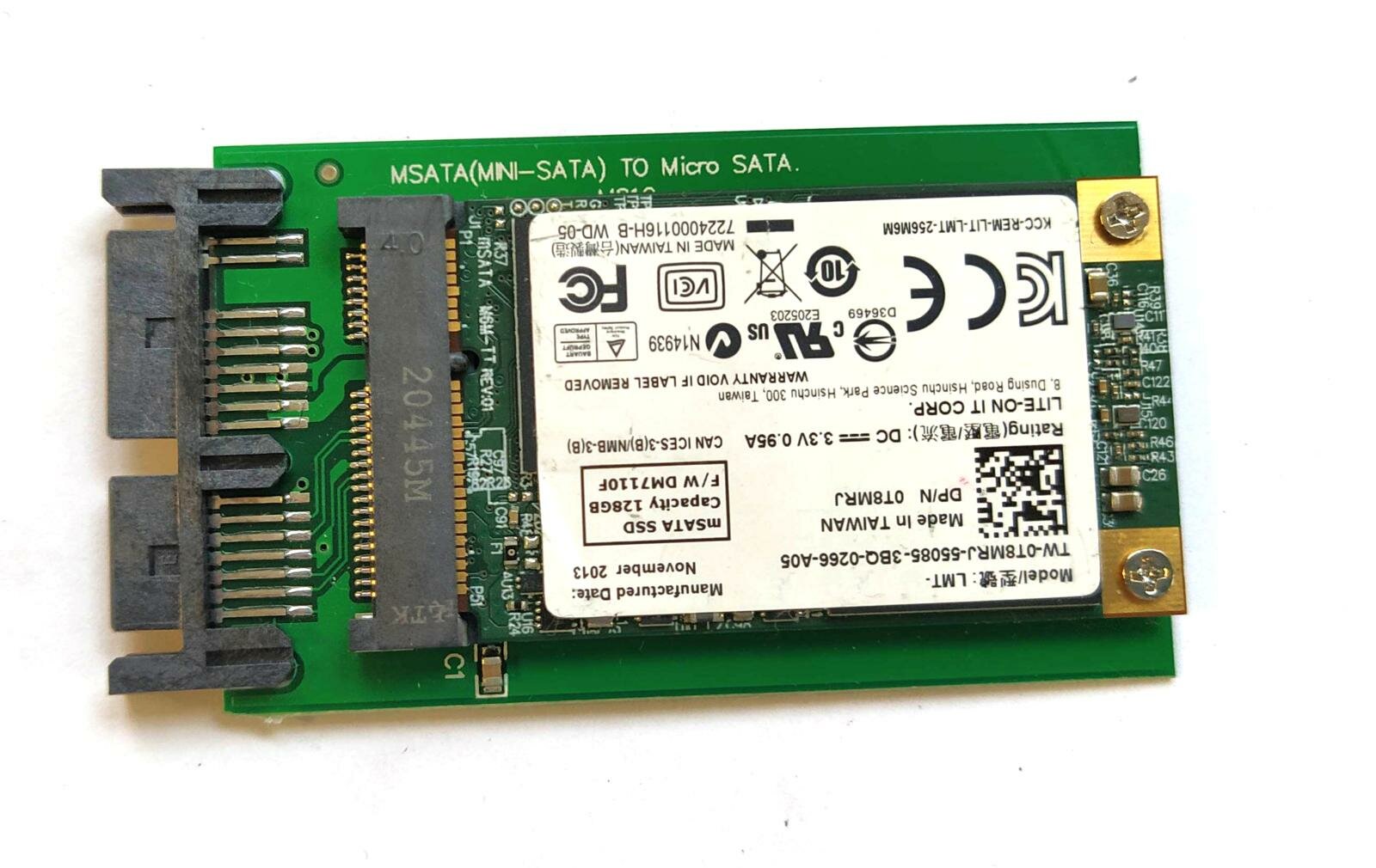 1.8" SSD 128Гб диск для Thinkpad T410s, HP 2540p