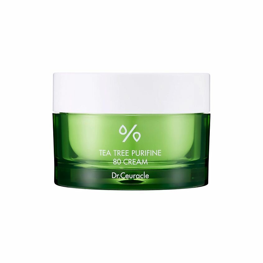 DR. CEURACLE Крем для лица с экстрактом чайного дерева Tea Tree Purifine 80 Cream