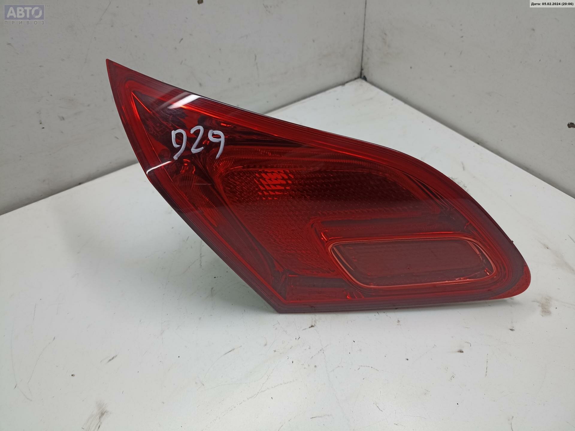 Фонарь крышки багажника левый Opel Astra J (2009-2015)