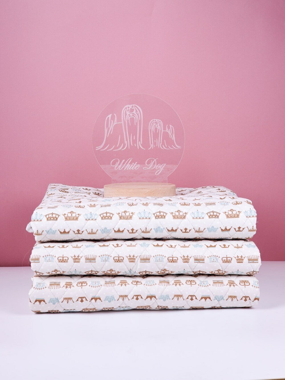 Многоразовая непромокаемая пеленка WhiteDog "Роял Кроун" 60*90 см