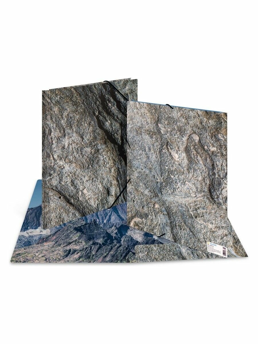 Папка для документов картон А4 на резинке