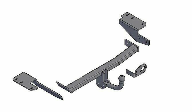 Фаркоп для Great Wall Hover Н6 4 WD (СС 6460RМ21) с 2013 г. в. (без электрики) (паспорт и сертификат) Трейлер.8121