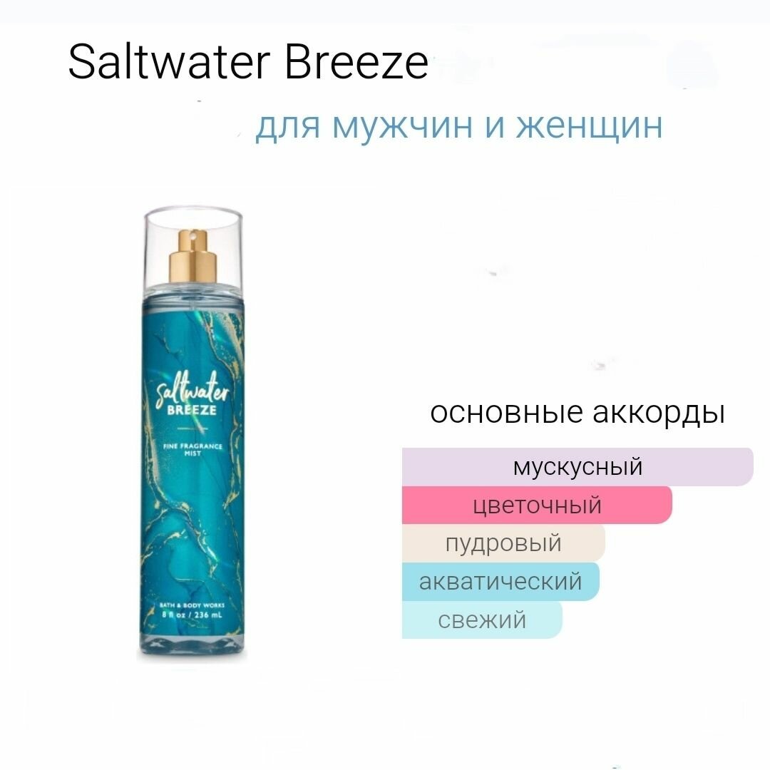 Духи ручной работы по мотивам 'Saltwater Breeze', для мужчин и женщин