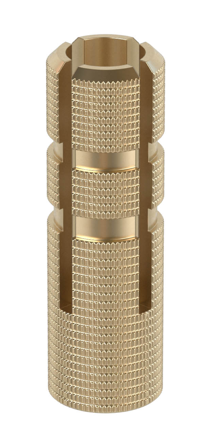 Анкер DKC / ДКС CM411034 забивной латунный разрезной, М10, 1шт. / крепеж