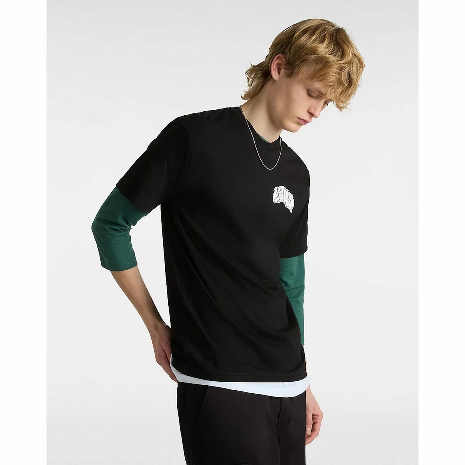 Футболка VANS PROWLER SS TEE, размер XL, черный — фото 1