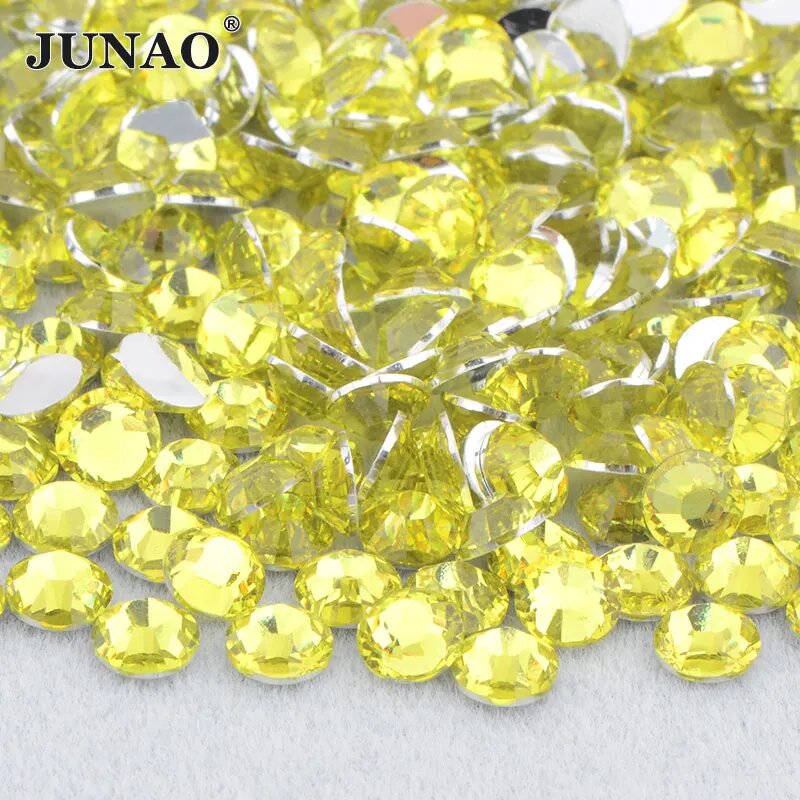 JUNAO Стразы Citrine 5 мм, 30000 шт