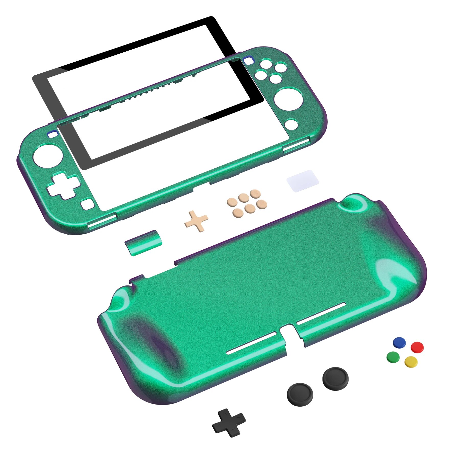 PlayVital ZealProtect Чехол для Nintendo Switch Lite Chameleon Green