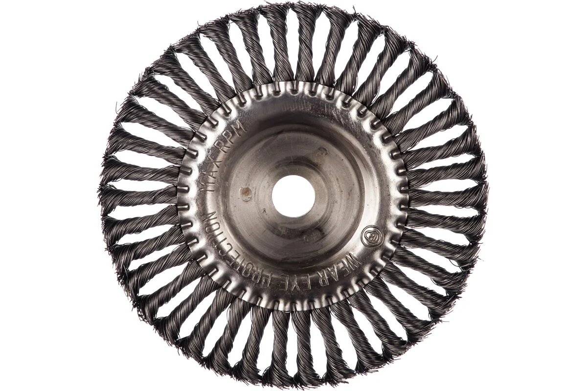 EDGE by PATRIOT Щетка круглая 200ммХ22,23мм витая проволока 813010014/810010014