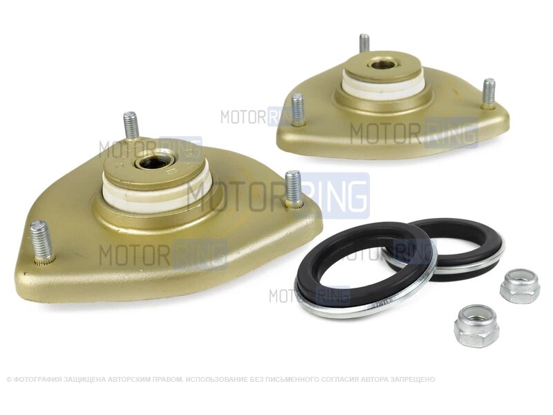 Опоры передних стоек SS20 Gold с подшипником для Лада Приора