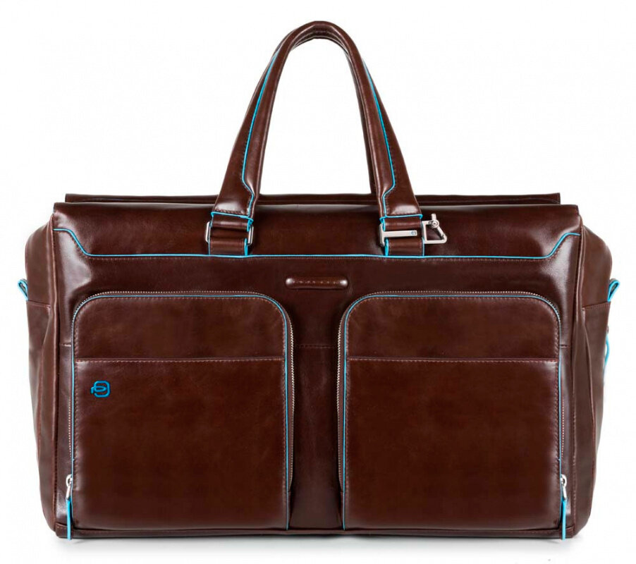 Сумка дорожная Piquadro Blue Square красное дерево, кожа натуральная (bv4342b2/mo)