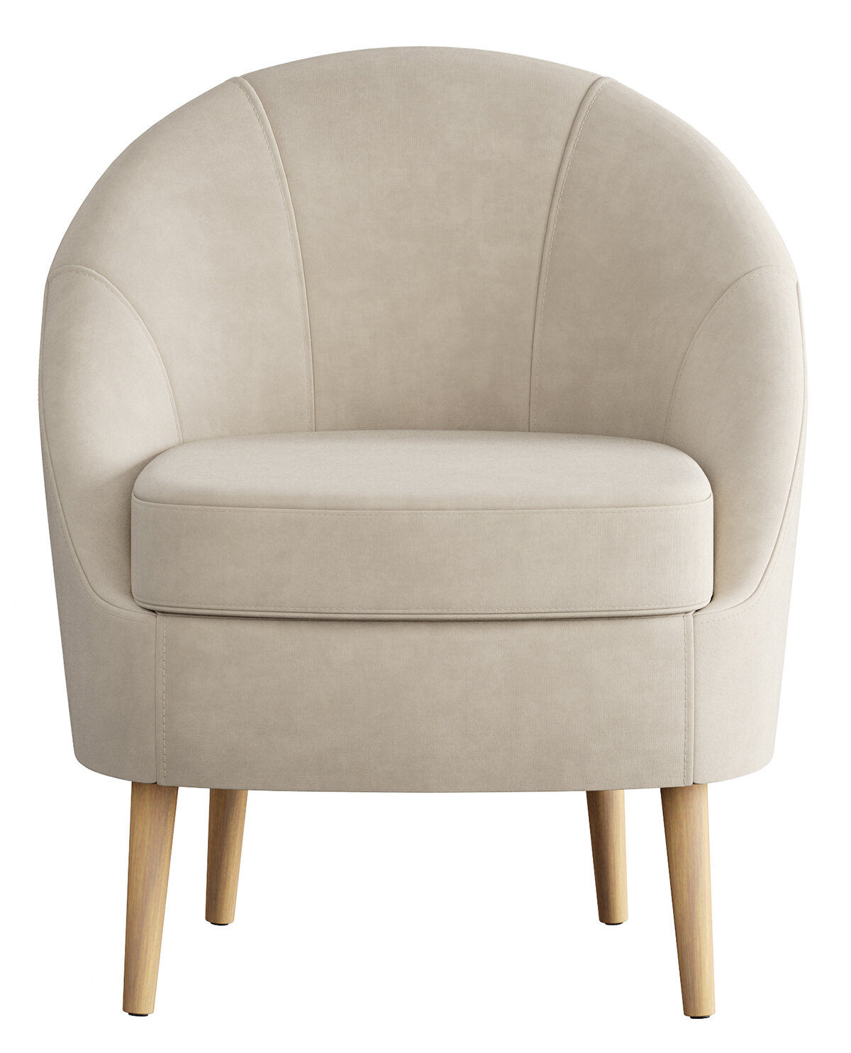 Кресло Комо модель 005, с деревянными ножками, велюр Вивальди 4