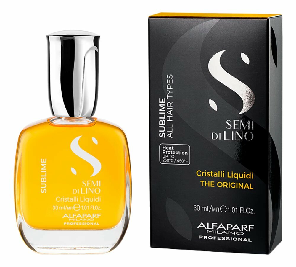 Масло Alfaparf "Semi Di Lino Sublime", для секущихся кончиков волос, блеск, без формальдегидов