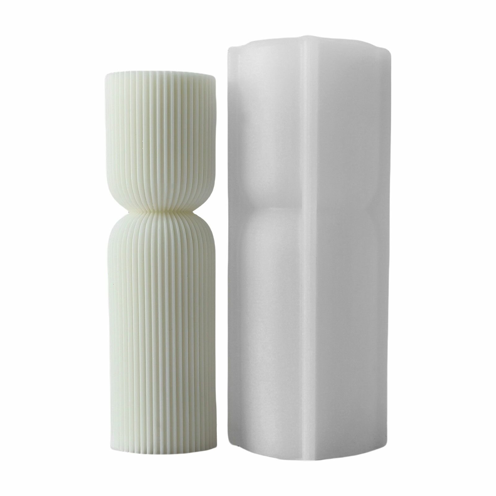 Силиконовая форма для свечей "Полосатый столбик" - 5103