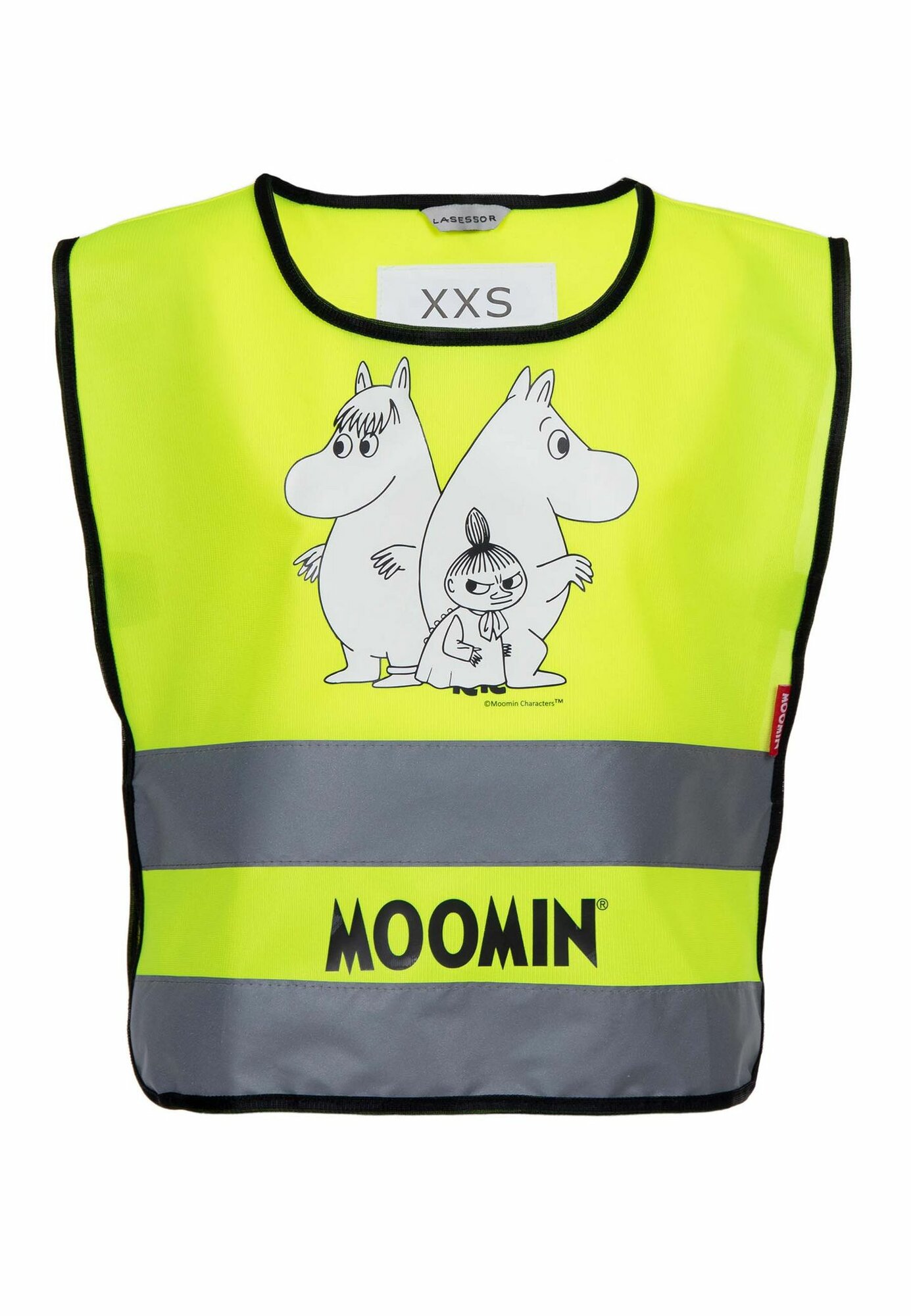 Светоотражающий детский жилет Lasessor Moomin XXS (4-5 лет), 1 шт. (из Финляндии)