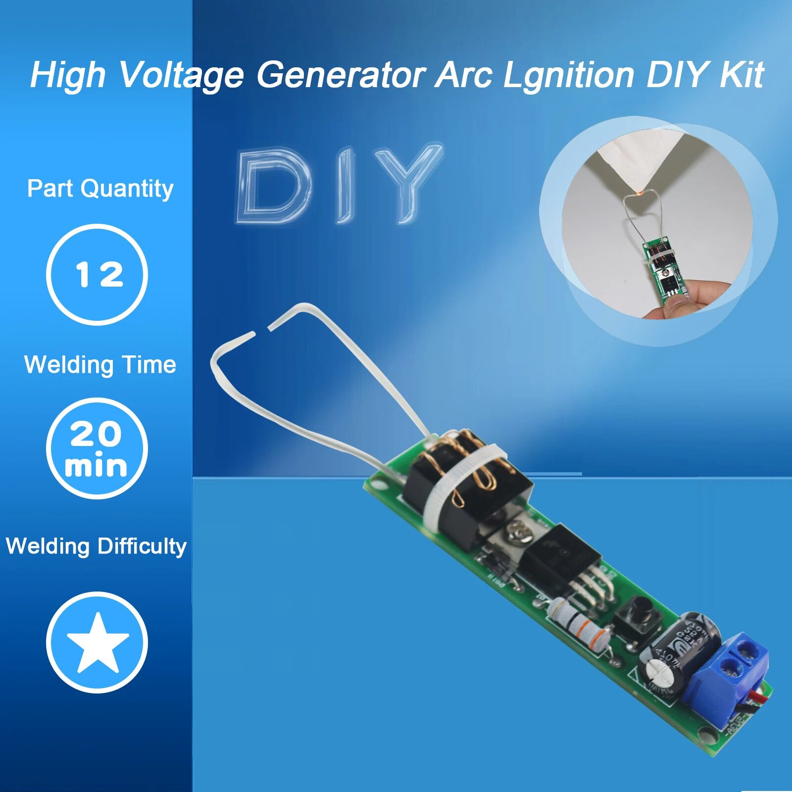 Комплект дугового генератора DC3-5V