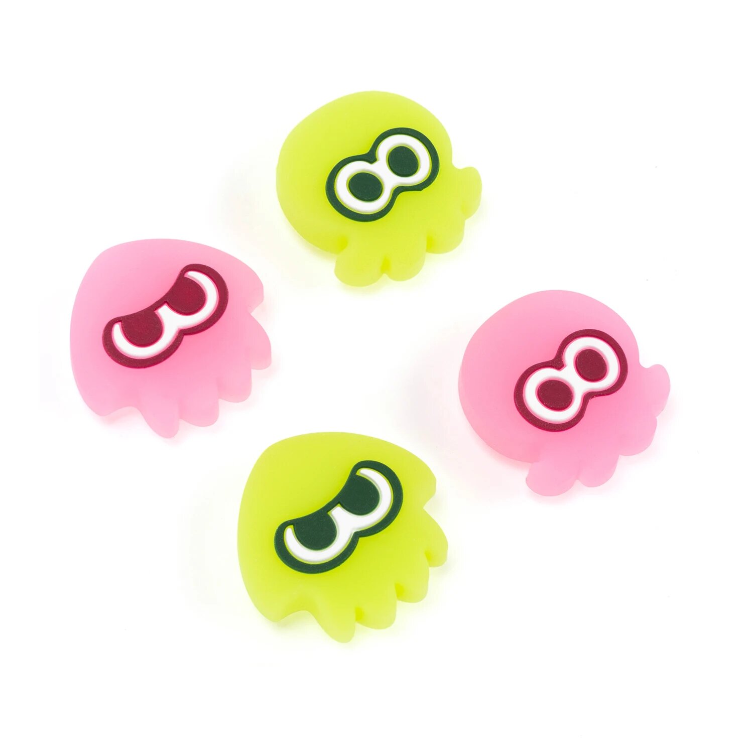 Силиконовые чехлы для джойстиков Caysolle Rubber Soft Lovely ThumbGrip Cap для Nintendo Зеленый, N