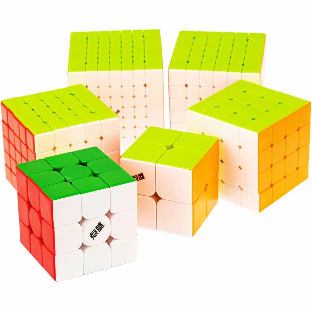 Набор головоломок рубика / DianSheng 2x2 - 7x7 Solar SET