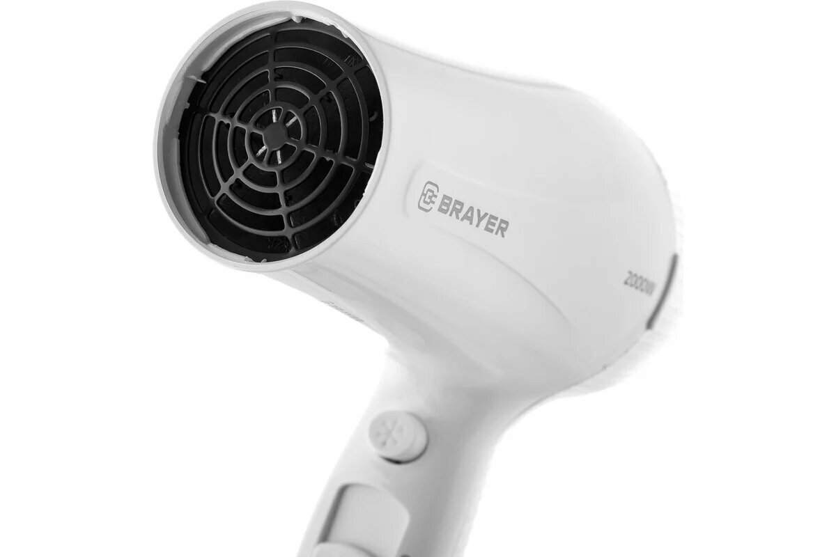BRAYER 2000 настенный фен, 2 скорости, 2 режима нагрева, концентратор, холод, 1,8 м BR3021