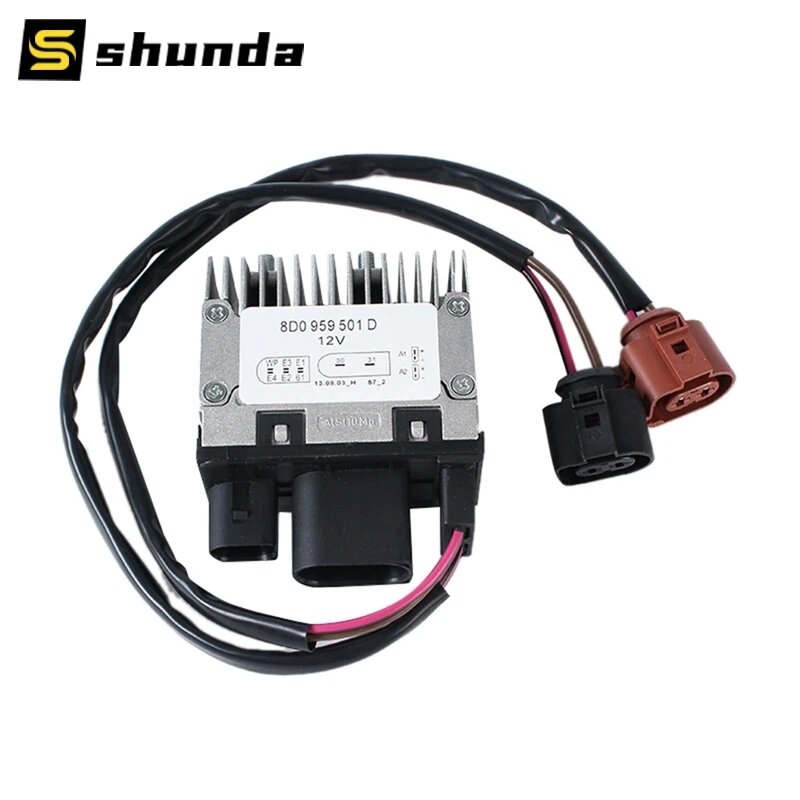 8D 0959501 D Модуль управления скоростью сопротивления вентилятора Модуль управления вентилятором для Audi A4 A6 S4 1999-2006 8D0 9595 01D 8D 0959501 Б