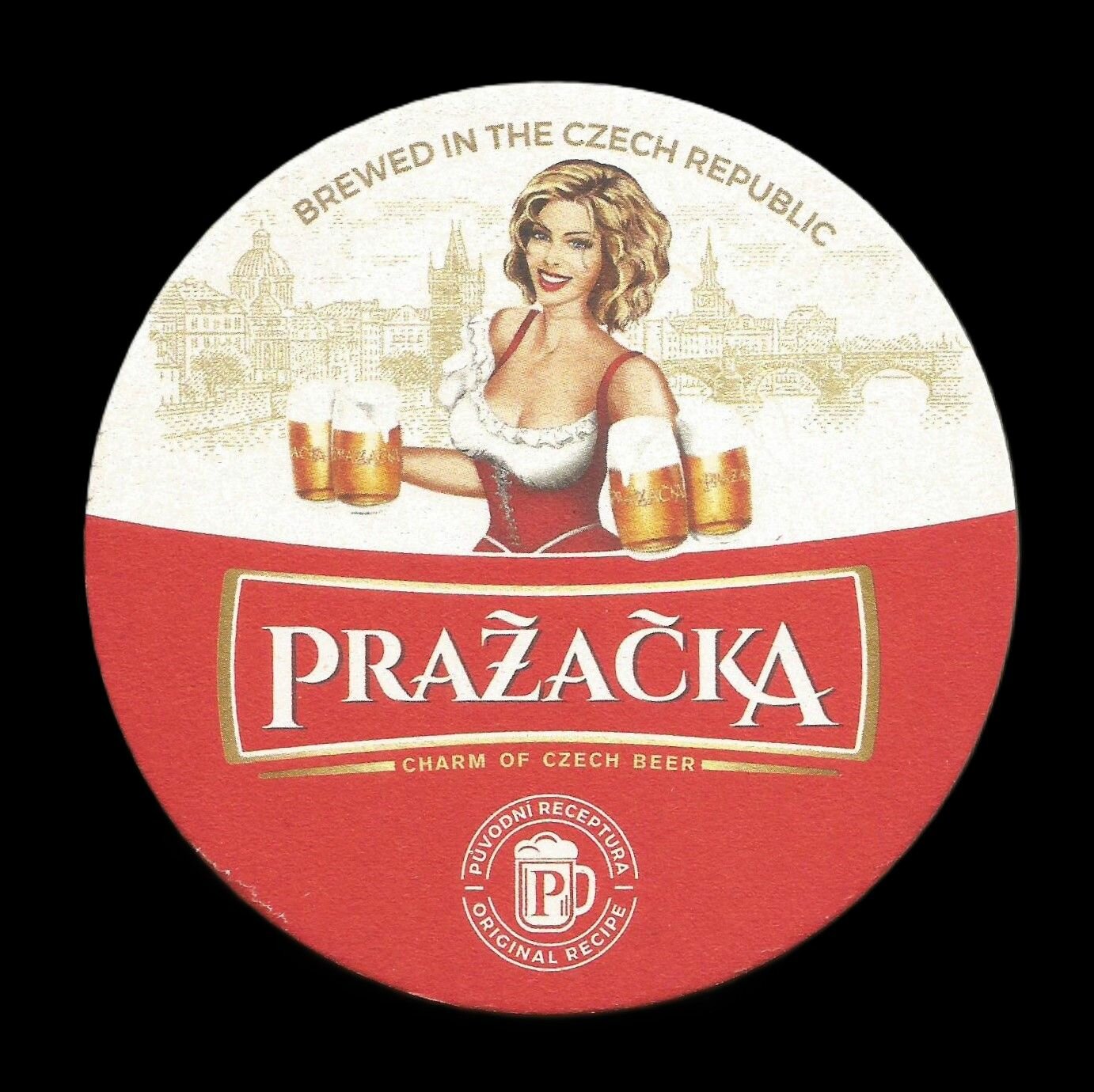 Бирдекель (костер) Чехия Prazacka charm (подставка под пивной бокал)