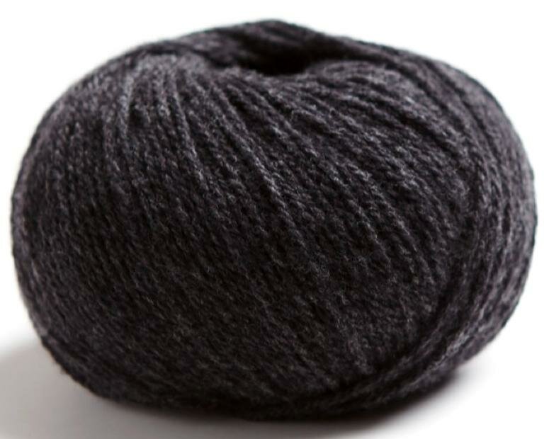 Como /Комо/ пряжа Lamana (100% шерсть мериноса сверхлегкая), 25г/120м (04 M, anthrazit (антрацит), серый)