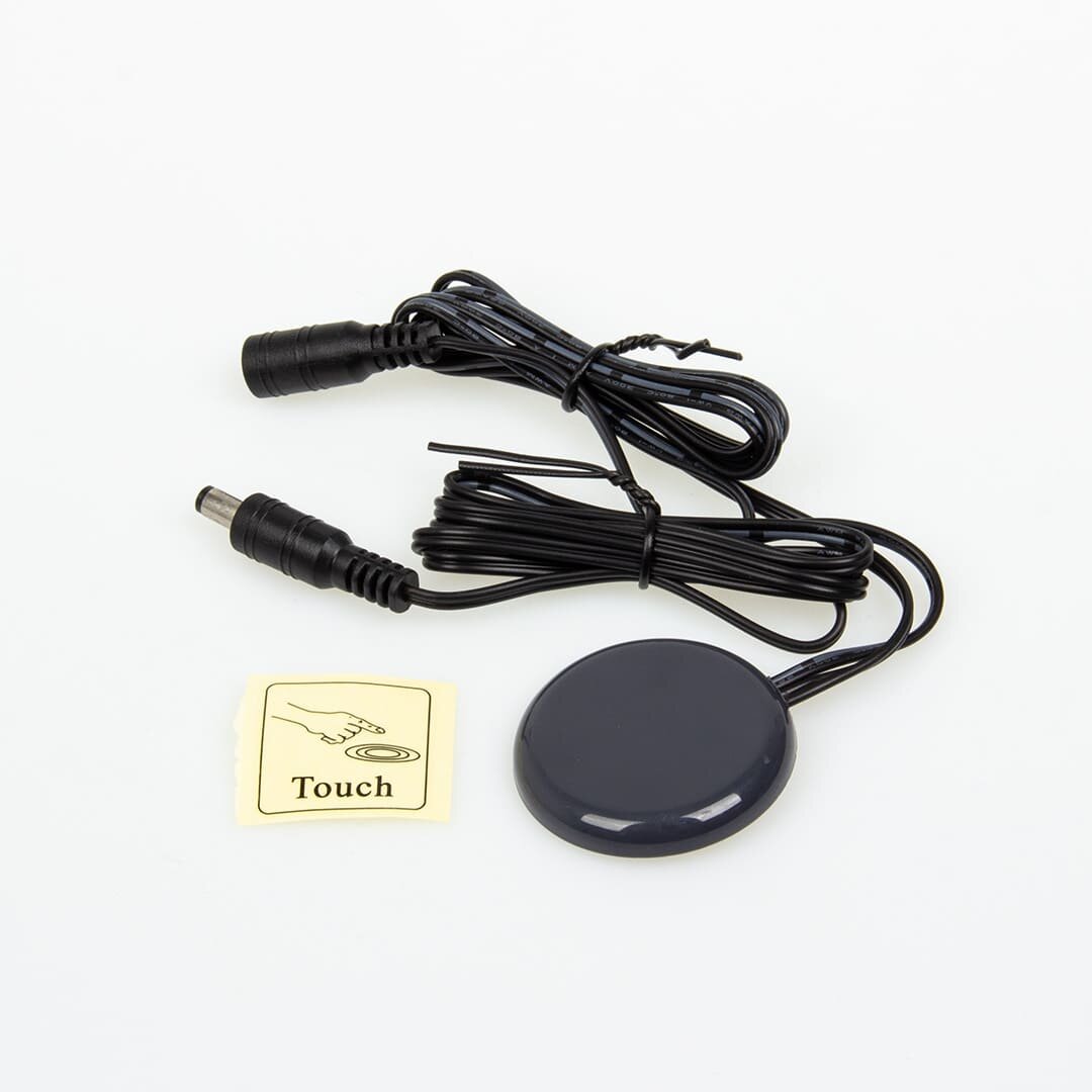 Диммер сенсорный YK-GMCM001 P747 (DC12V 60W, 24V 100W, плавн. вкл/выкл, скрытая установка, черный)