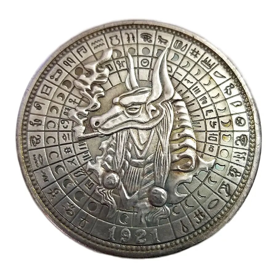 США 1921, монета для гадания, счастливая монета, сувениры, коллекция, украшения для монет, памятная монета, настольный орнамент, ремесло