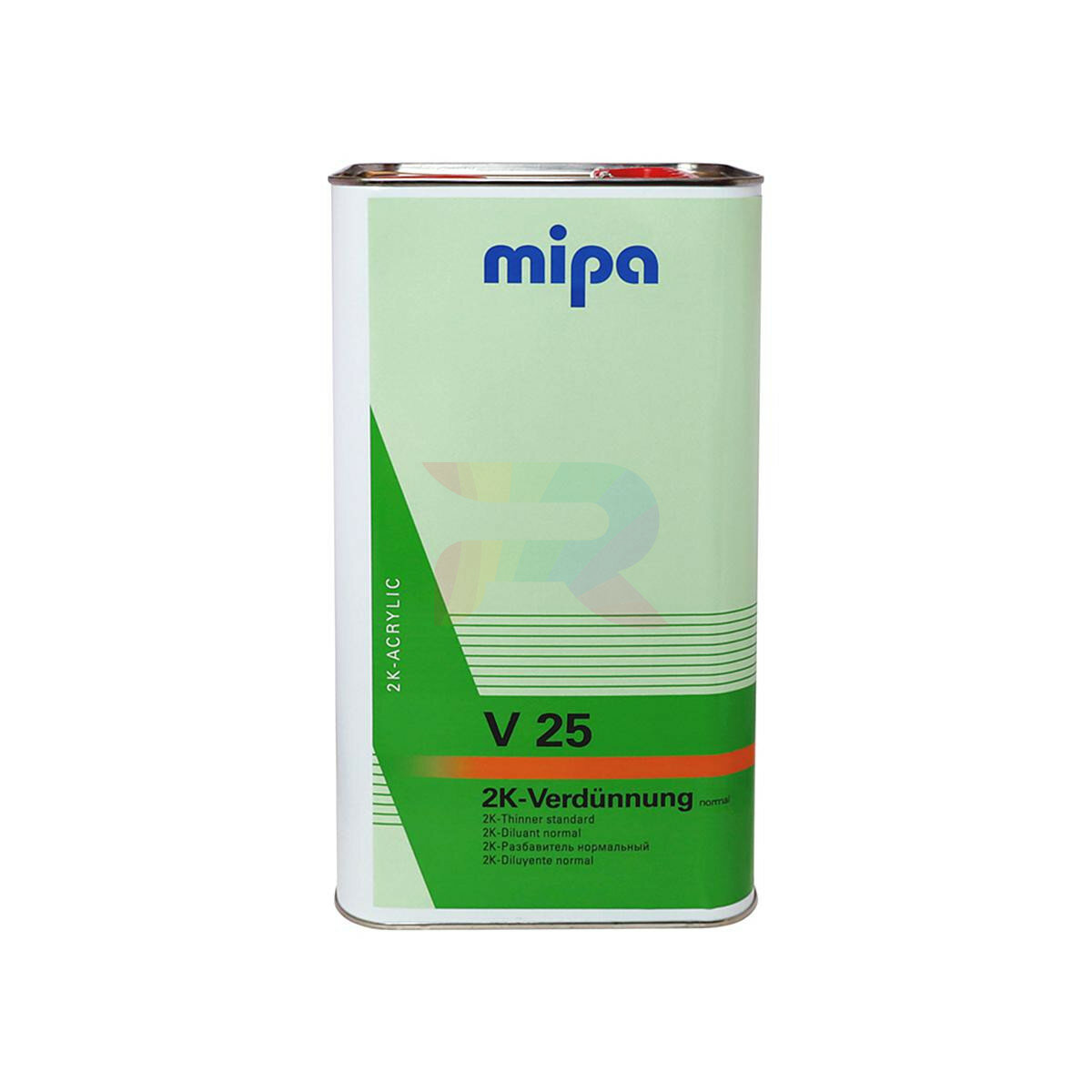 Разбавитель нормальный Mipa V25 2K Verdunnung Normal для акриловых продуктов 5 л.