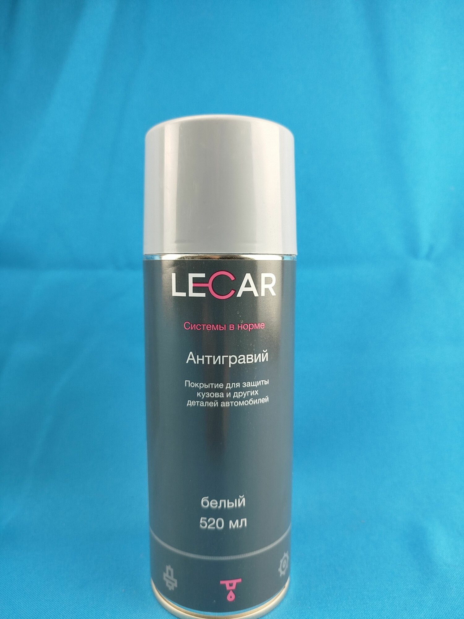 Антигравий "LECAR" белый 520мл