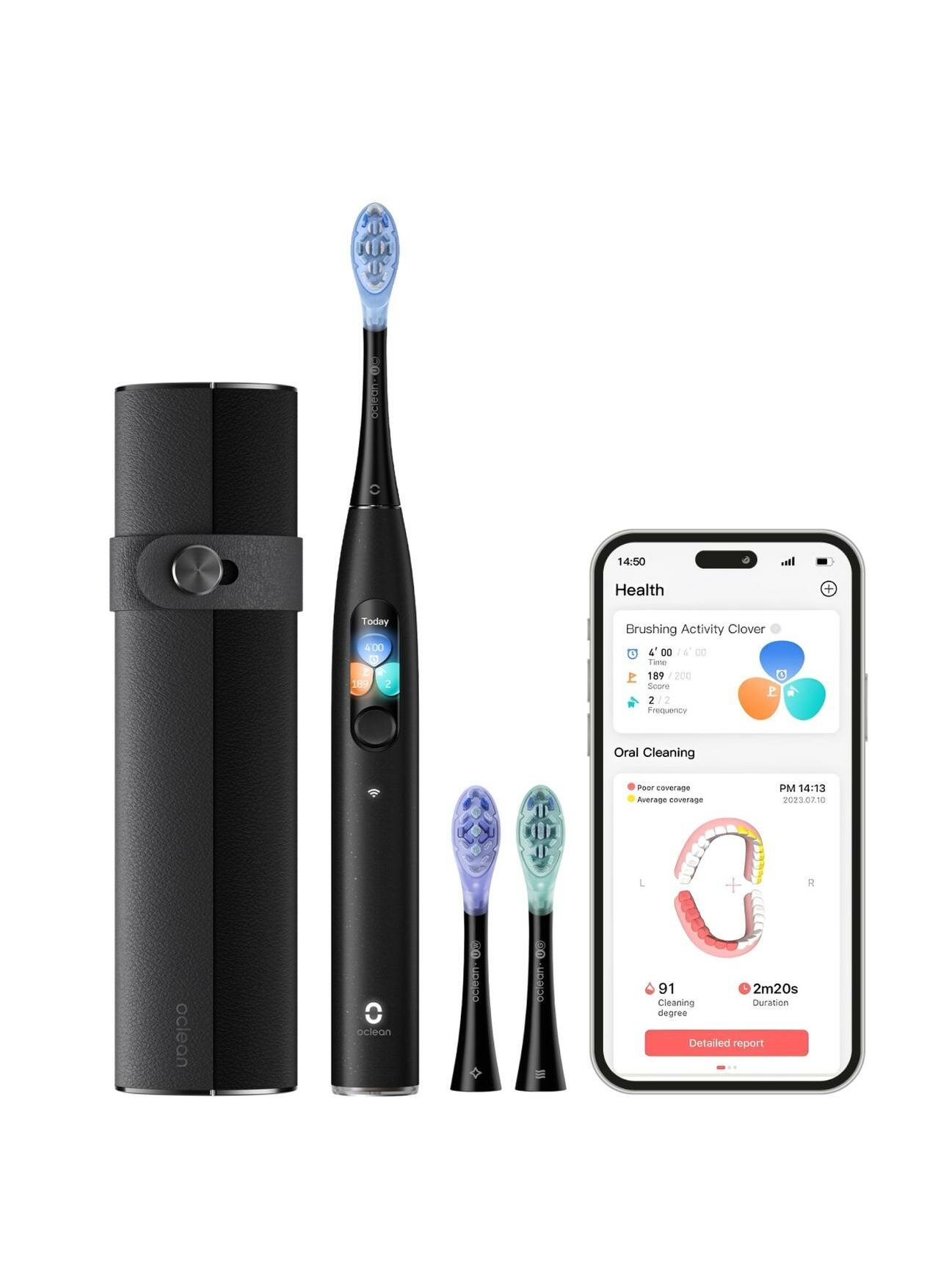 Электрическая зубная щетка Oclean X Ultra S Black