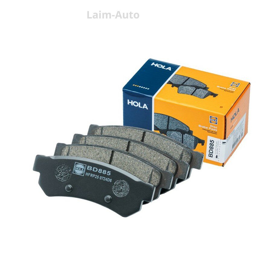 HOLA BD885 Тормозные колодки дисковые (задние) CHEVROLET Lacetti (j200) (07-) Nubira DAEWOO Gentra