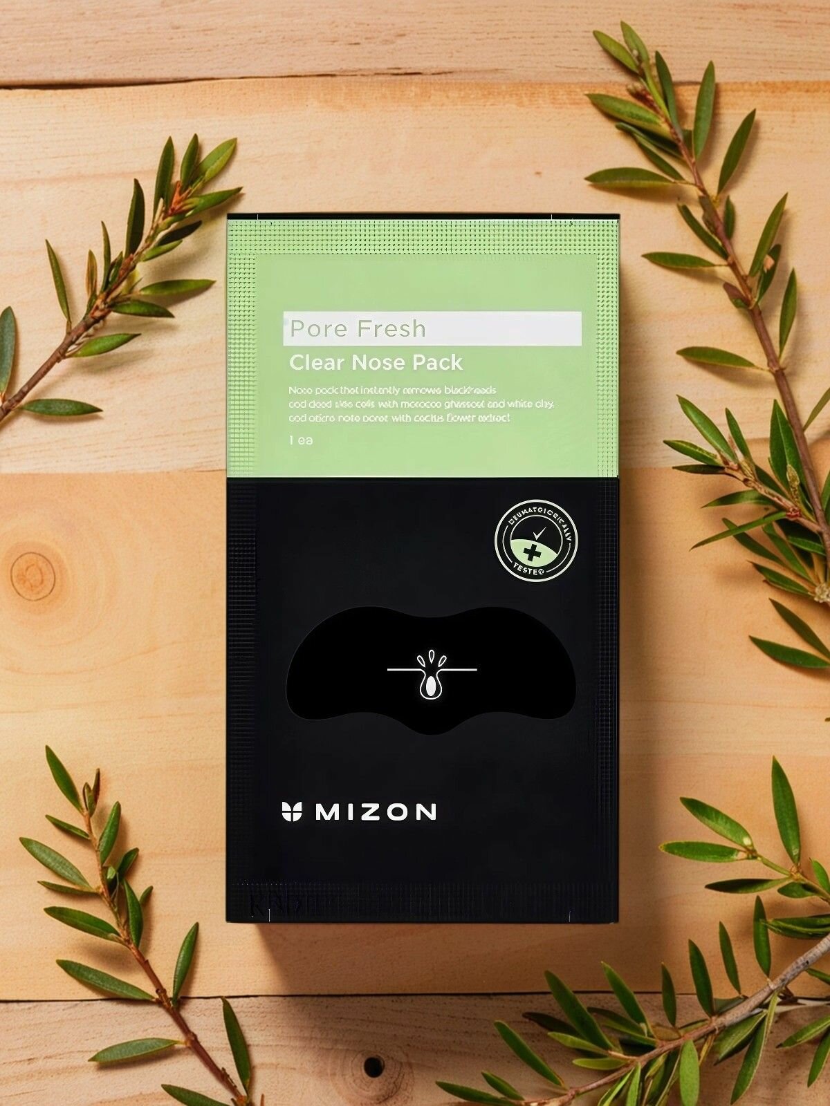 MIZON Патчи для носа очищающие Pore Fresh Clear Nose Pack 1шт