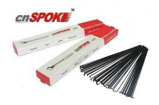 Набор из 32-х спиц CN SPOKE STD 14 2.0 x 270 мм, без ниппелей, нержавеющая сталь, черный