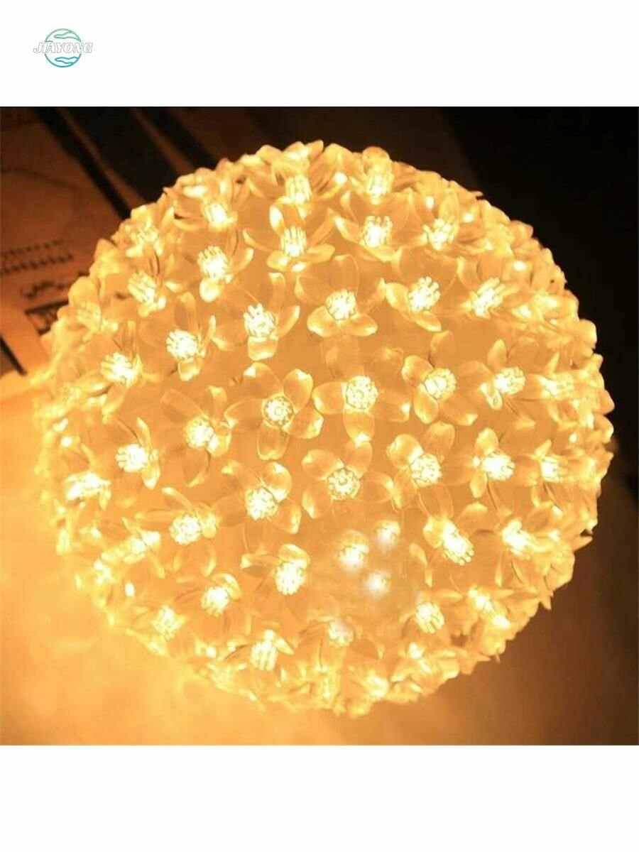Гирлянда LED Сакура и Гортензия для дома и сада, уличная, влагозащищенная - Сказочный декор для Рождества и Нового года