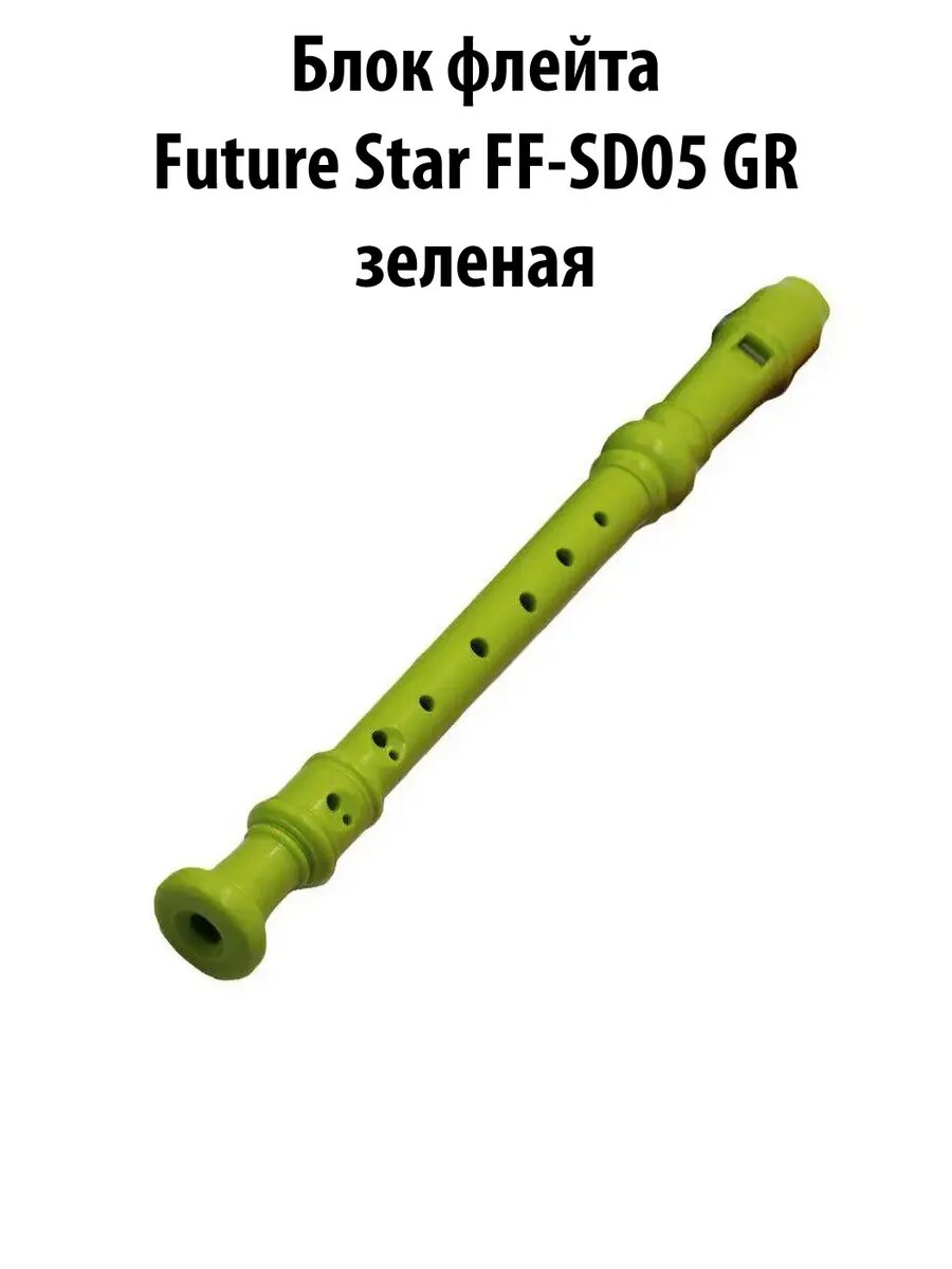 Блок флейта Future Star FF-SD05 GR зеленая
