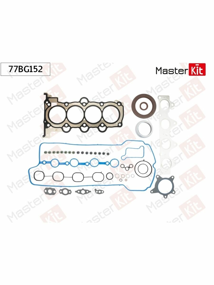 Комплект прокладок ДВС MasterKit 77BG152 для HYUNDAI i30, KIA Ceed / Хендай и30, Киа Сеед
