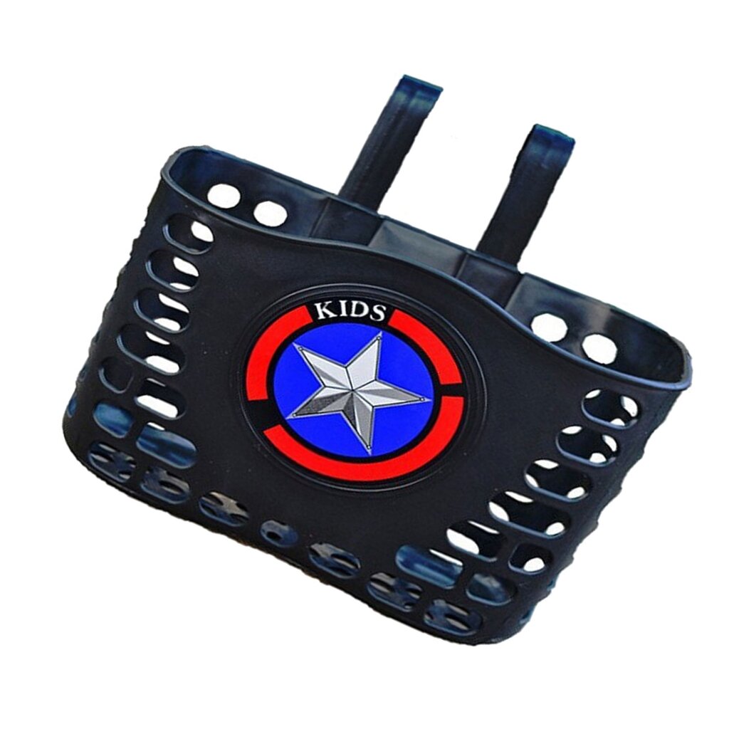 Корзина для разборки детского велосипеда, передняя корзина-один размер-черный