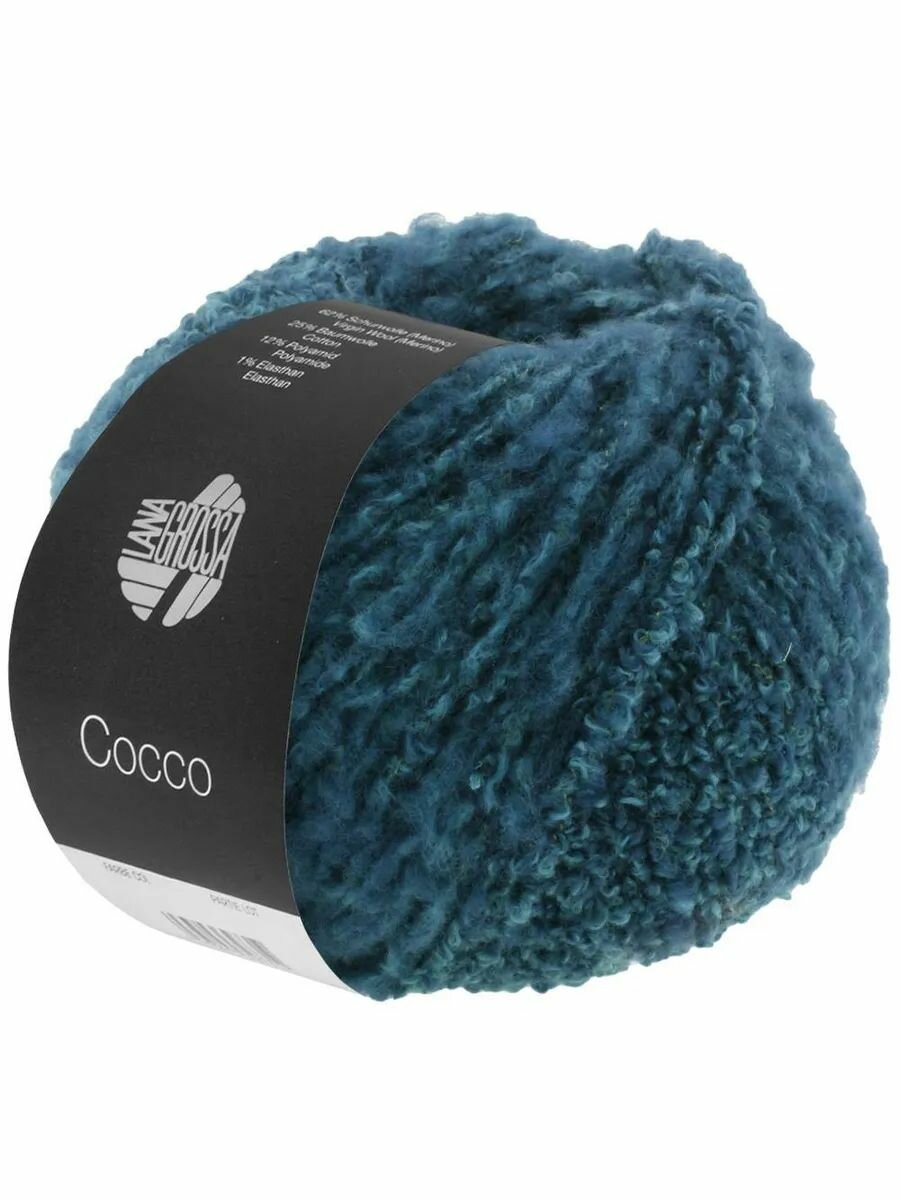 Пряжа для вязания Lana Grossa Cocco букле, цвет 013, 1 моток