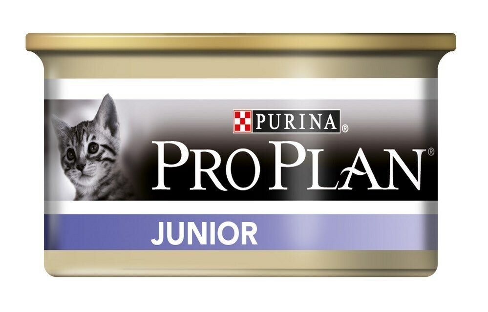 Влажный корм для котят Purina Pro Plan Kitten Feline with Chicken canned упаковка 10 шт х 85 г