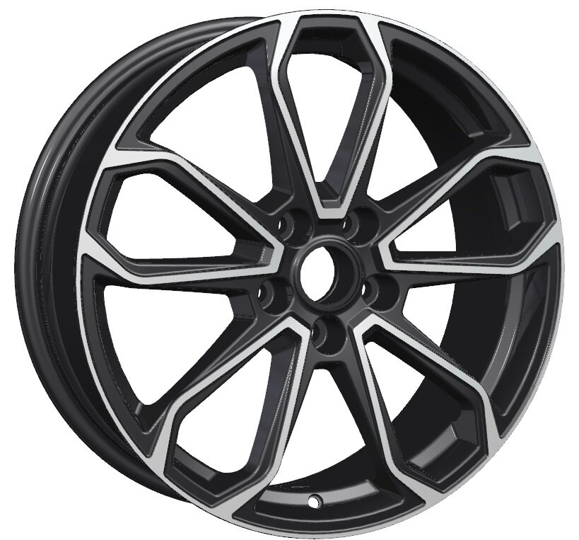Диски автомобильные Khomen Wheels 1816 Chery Tiggo 7 Pro/Pro Max 7x18 5x108 ET33 60,1 Black-FP