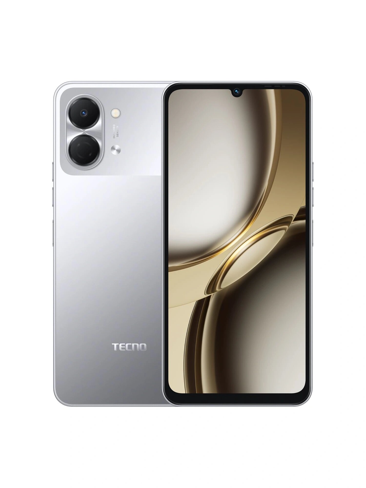 Смартфон Tecno Spark Go 3 6.75", 4/64Gb, NFC, IPS, 90Гц, 5000мАч, серый
