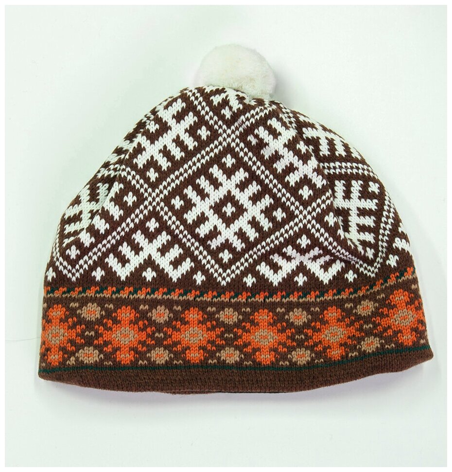 Шапка-бини 100% шерсть, Эстония, для мужчин и женщин