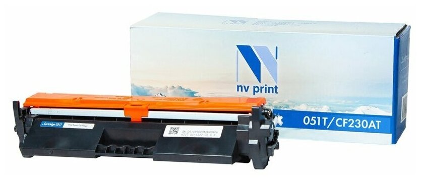 Картридж NV Print NV-051T CF230AT, для HP и Canon, 1700 стр