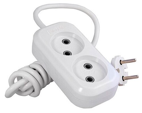 Удлинитель LUX У2-0-05 2гн б/з 16А 5м