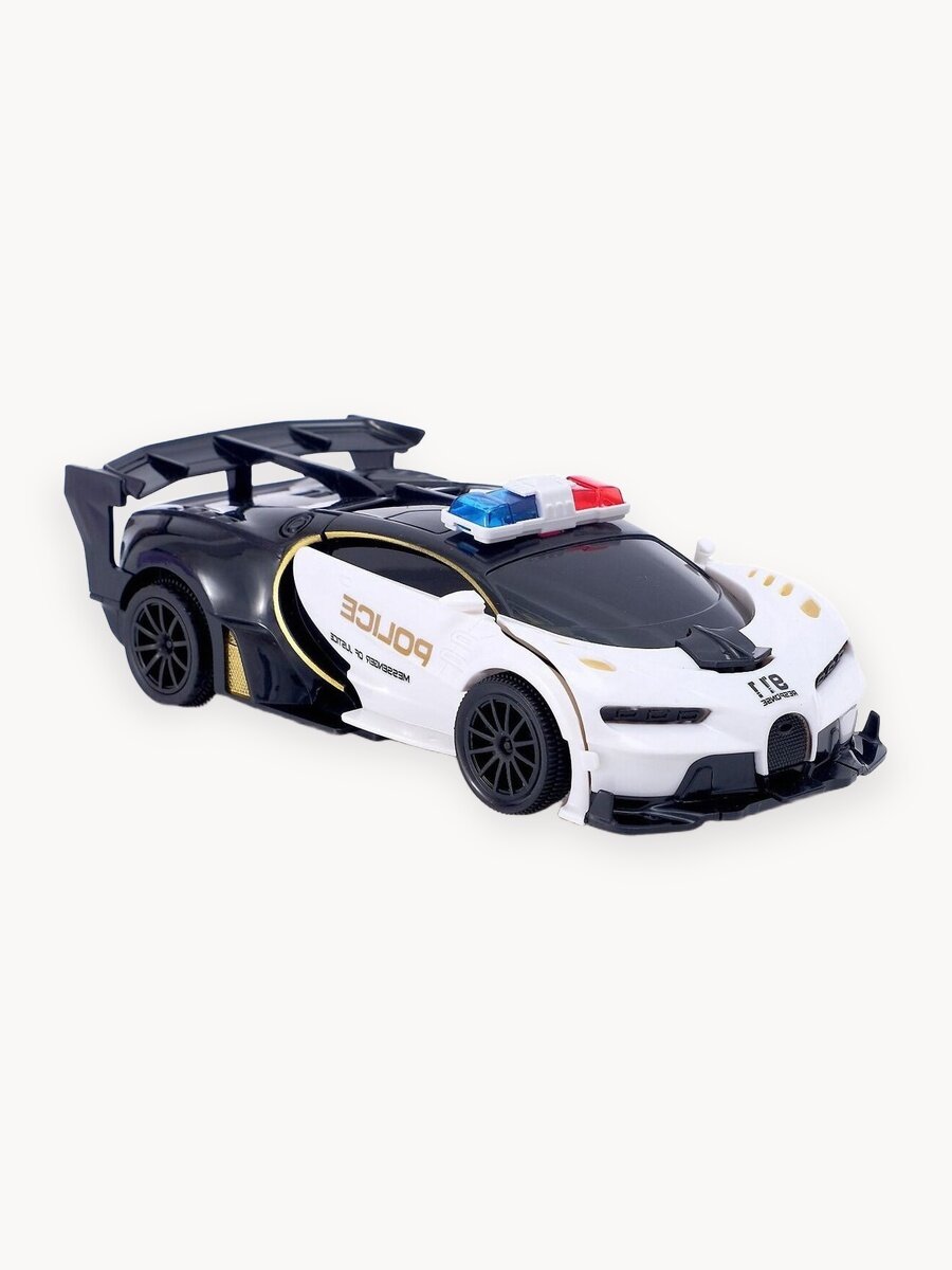 Робот радиоуправляемый «Спорткар», трансформируется, работает от батареек, цвета микс