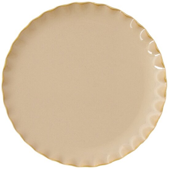 Тарелка обеденная Easy Life "Onde" 26 см (песочный) EL-R2730/ONDS