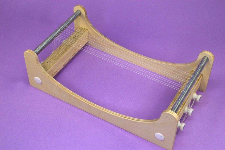 Станок для бисероплетения 26,5х14,5х8см, деревянный, 32-219, 1шт